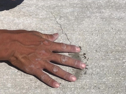 How to repair concrete cracks using rubbing method - How to repair concrete